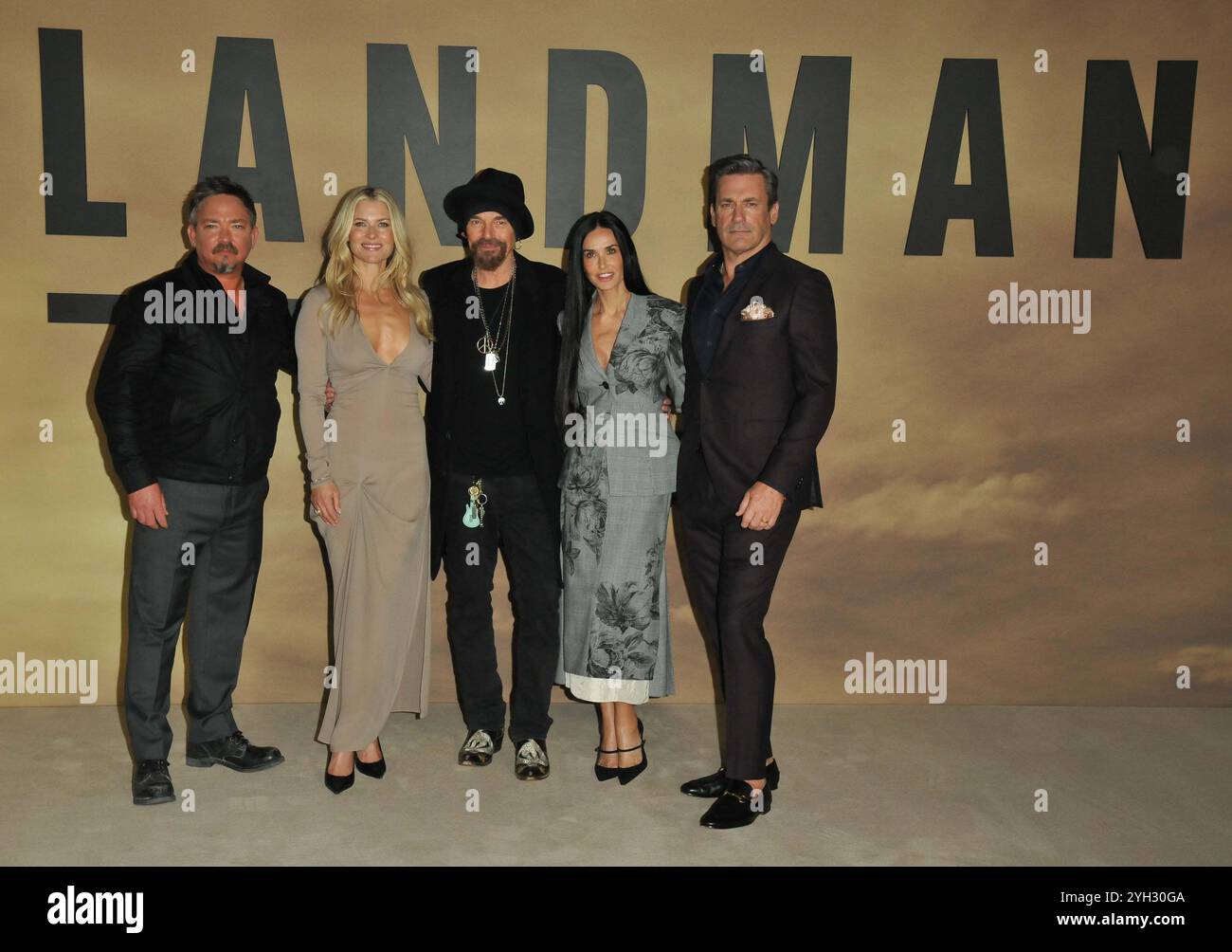 London, UK. 08th Nov, 2024. James Jordan, Ali Larter, Billy Bob Thornton, Demi Moore and Jon ...