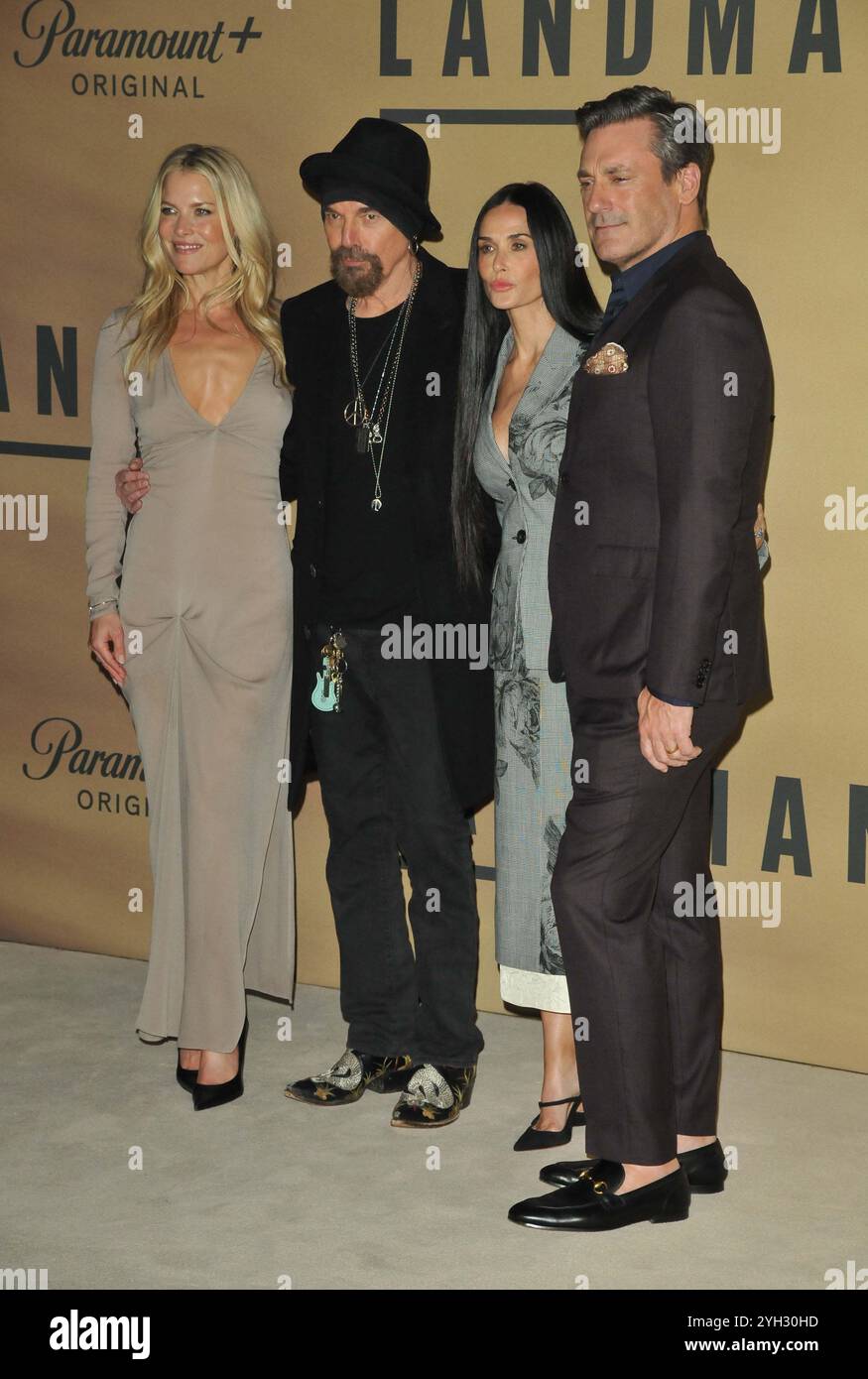 London, UK. 08th Nov, 2024. Ali Larter, Billy Bob Thornton, Demi Moore and Jon Hamm at the ...