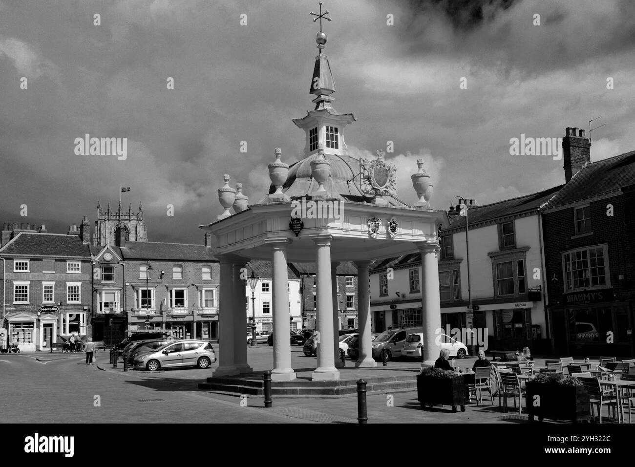The historic Market Cross, Beverley town, East Riding of Yorkshire ...
