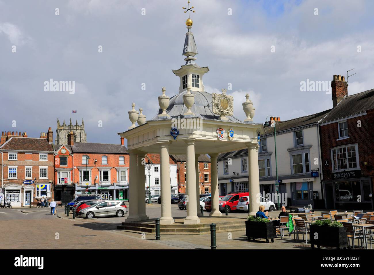 The historic Market Cross, Beverley town, East Riding of Yorkshire ...