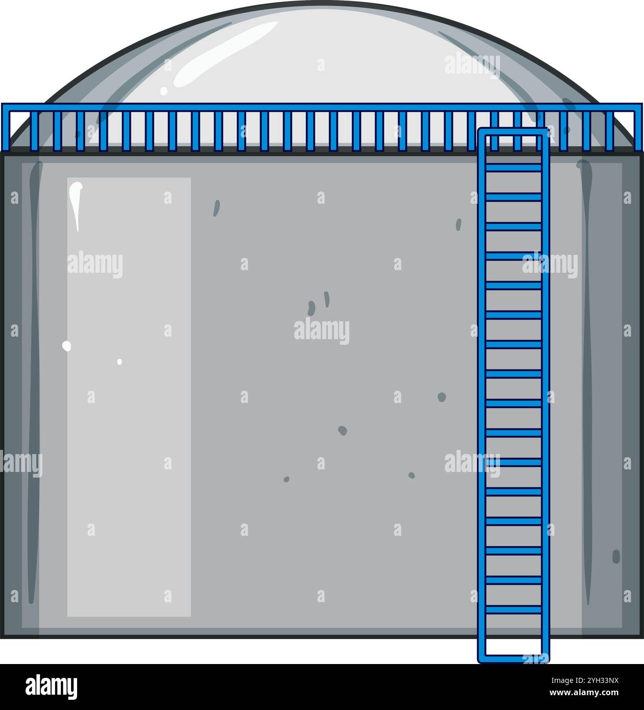 containment oil tank storage cartoon vector illustration Stock Vector ...