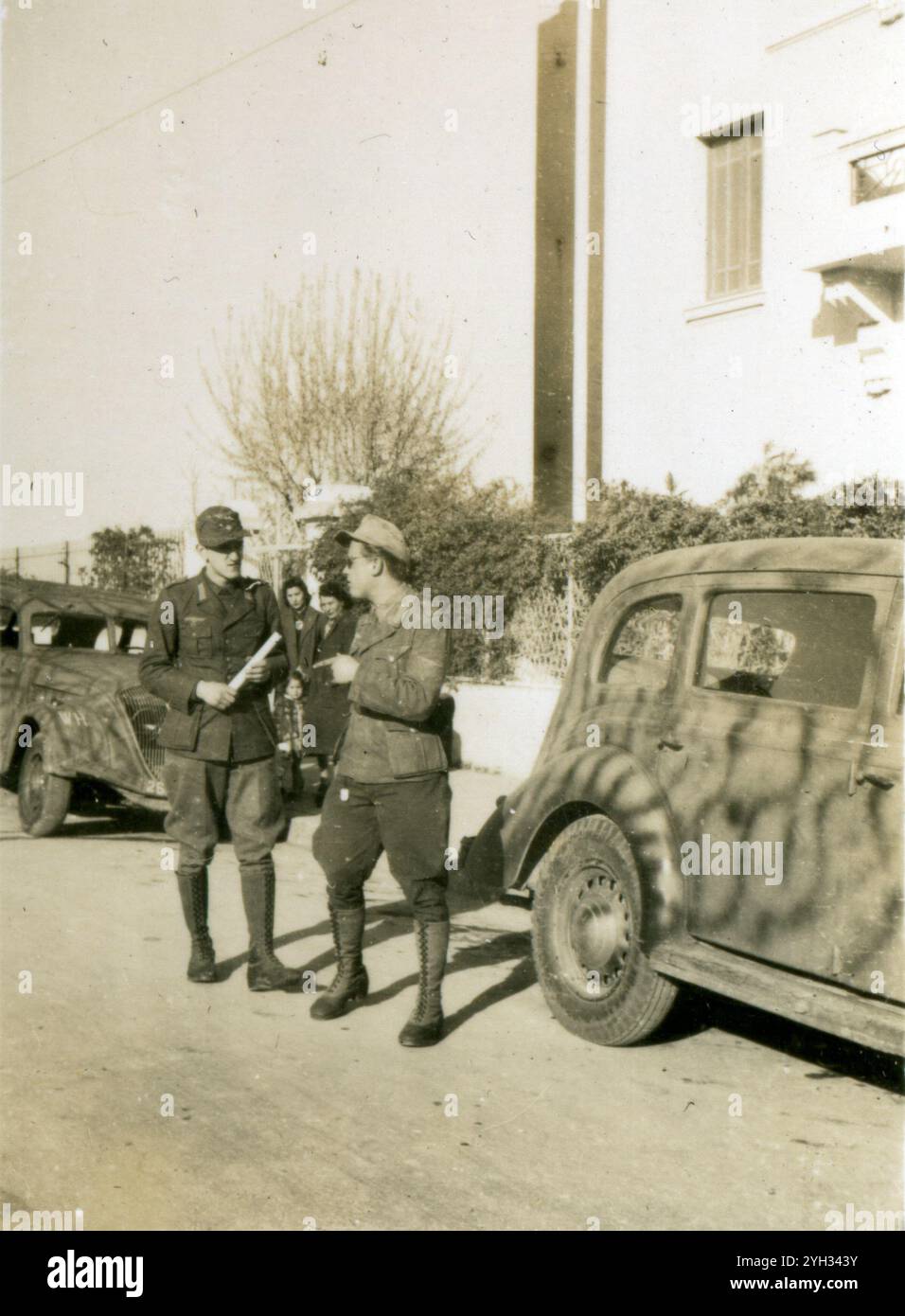 WW2 - WWII, second world war, Africa Korps german soldiers, Derna ...