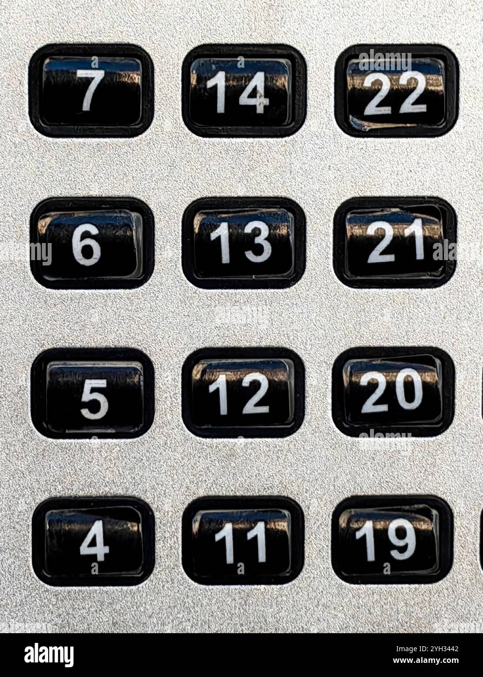 Bold white numerals hi-res stock photography and images - Alamy