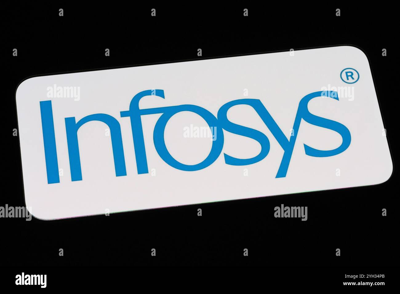 Infosys Limited company brand logo on phone screen Stock Photo - Alamy