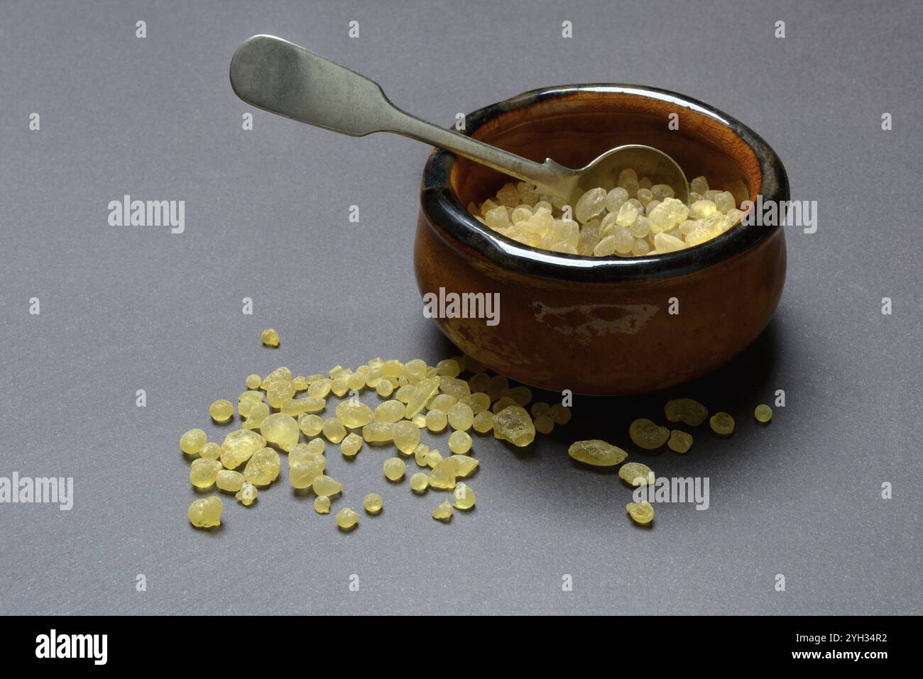 Mastic, resin from the mastic pistachio tree, Pistacia lentiscus ...