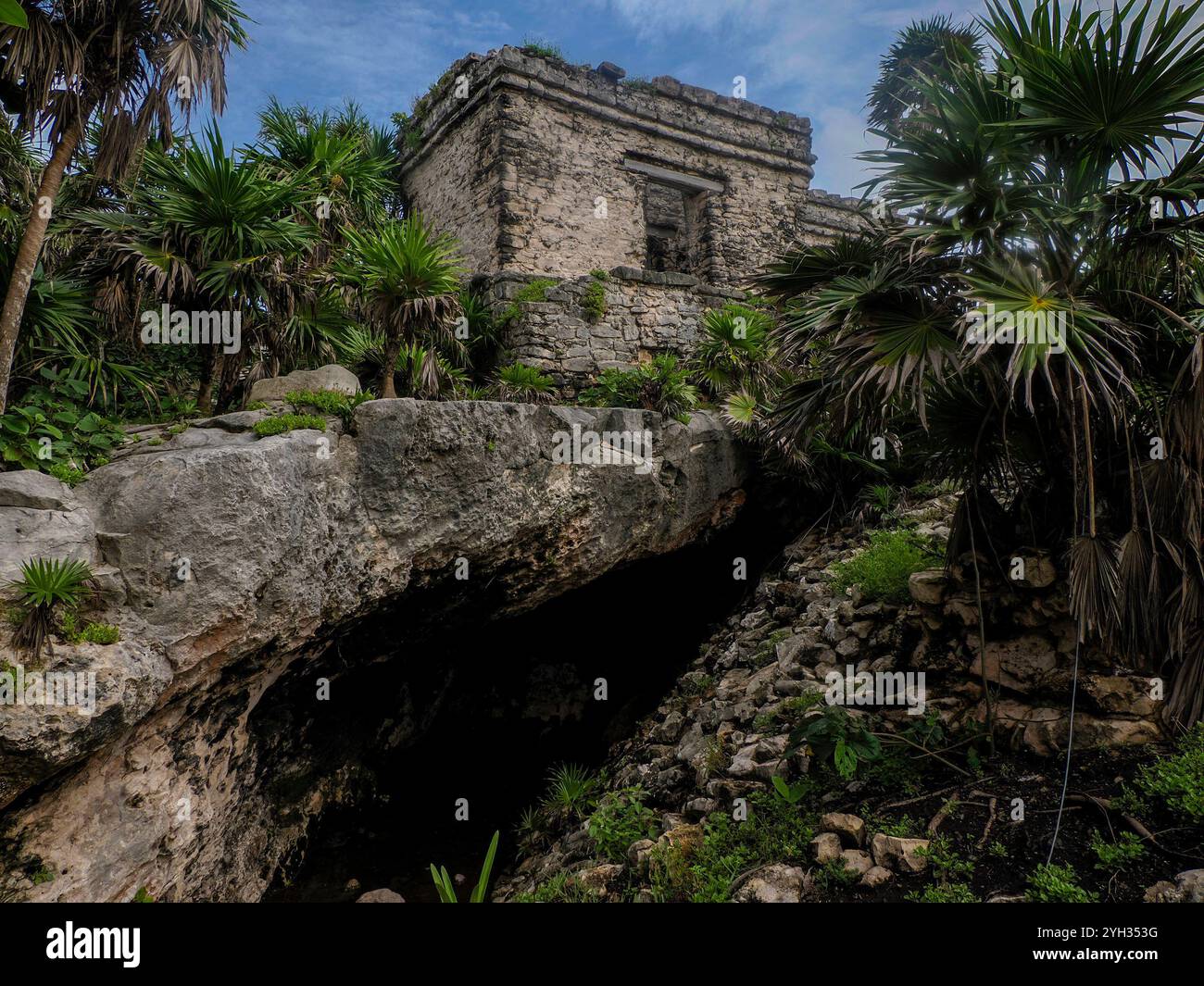 Cenote House in Tulum maya historical archeological site ruins yucatan ...