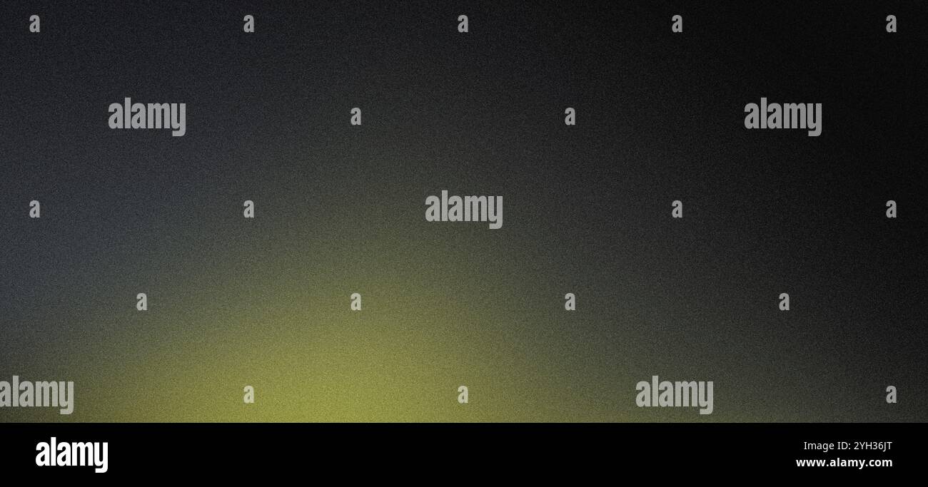 Dark color gradient background green yellow lights on grainy black ...