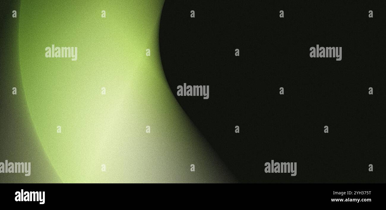 Green abstract glowing light color gradient shape background black ...