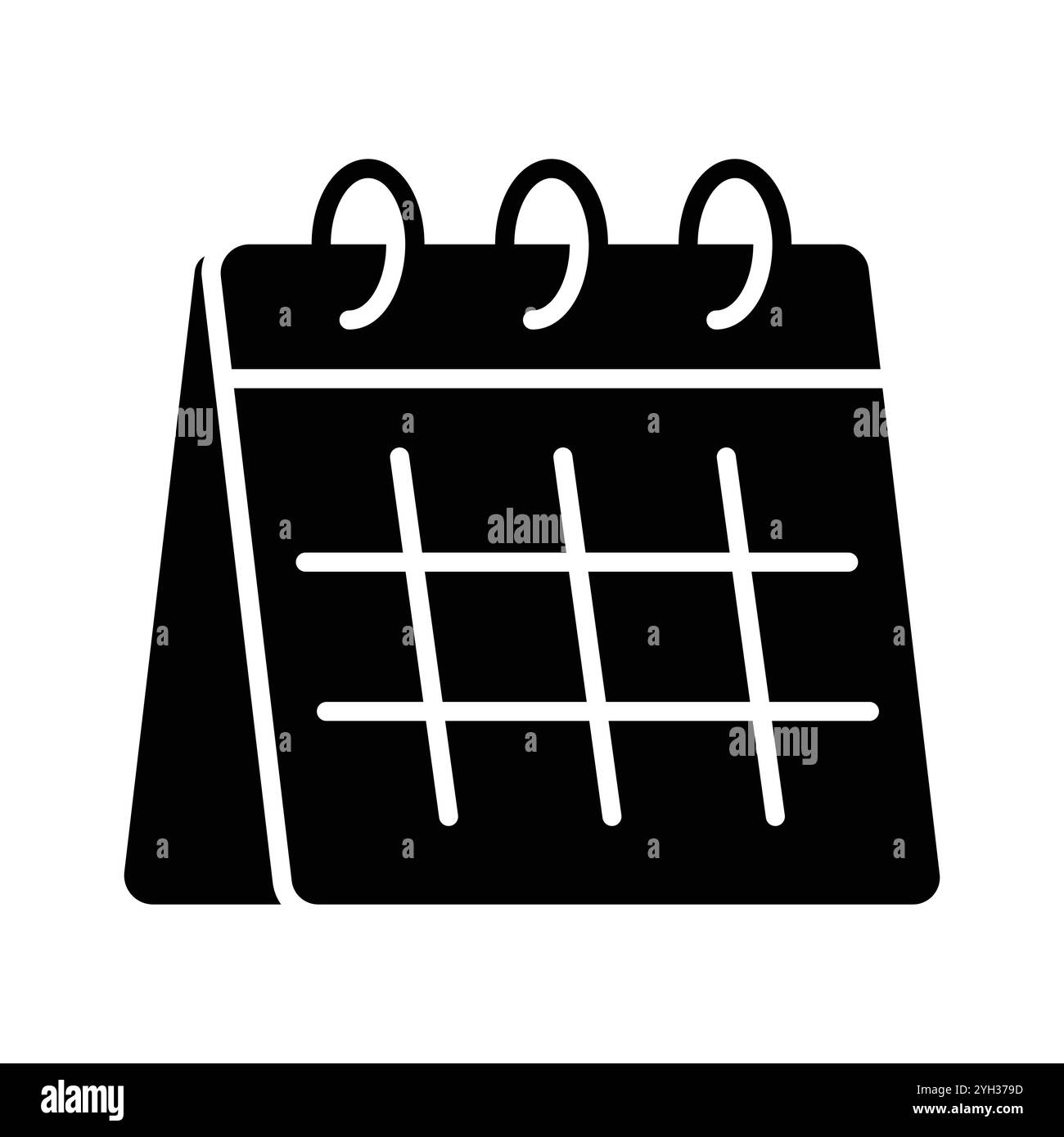Party calendar vector design, event date, birthday calendar icon Stock ...