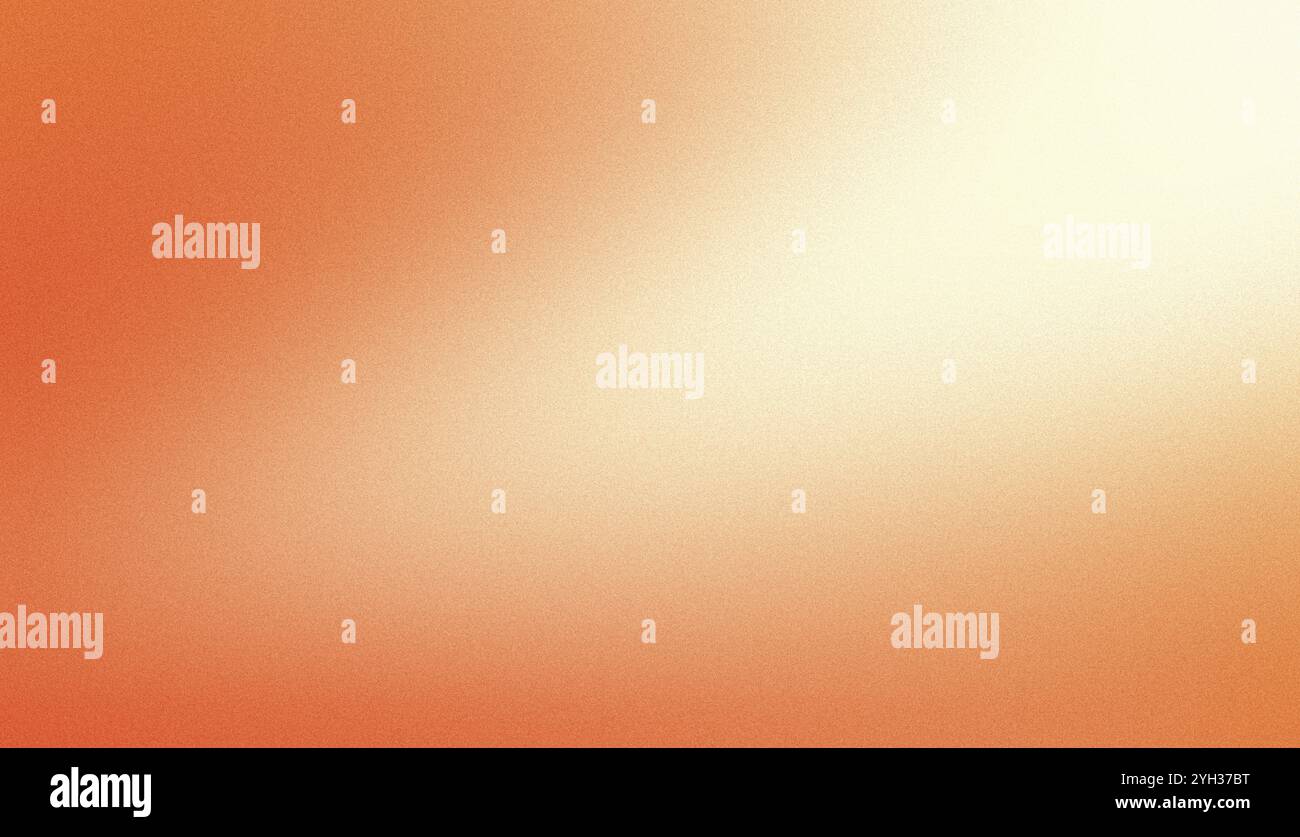 Orange grainy gradient background, white spotlight smooth color gradient, noise texture, copy ...