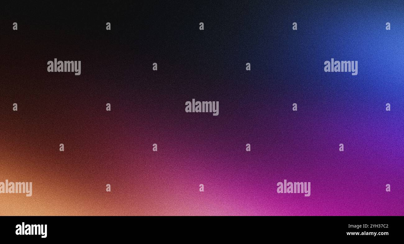 Dark grainy color gradient background purple red orange blue black ...
