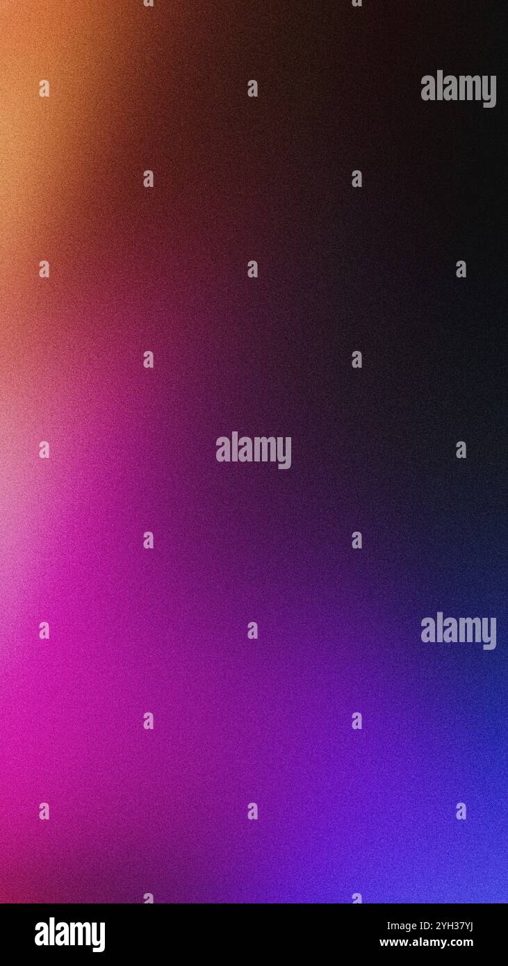 Purple orange blue black grainy vertical color gradient background ...