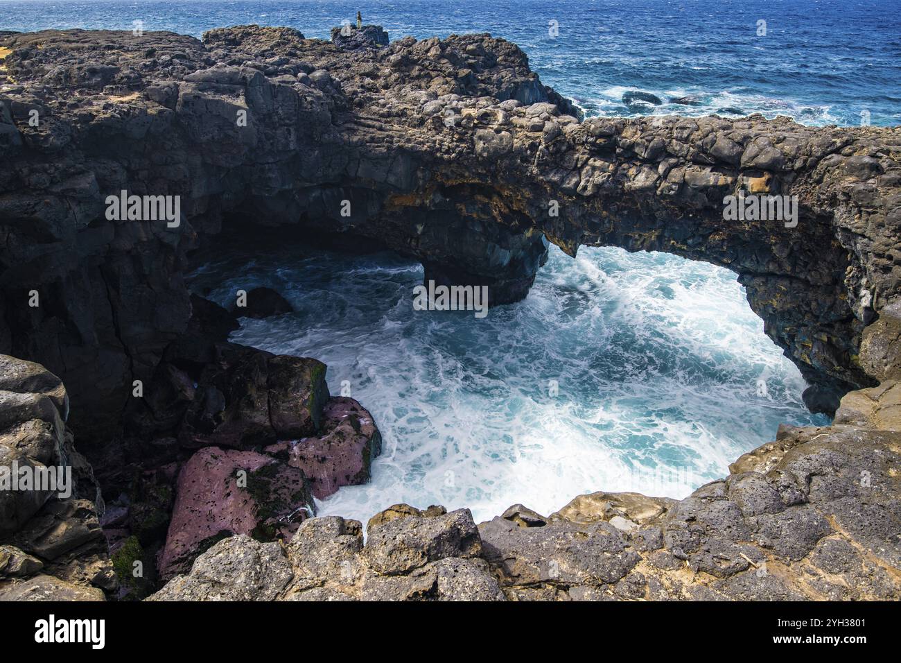 Pont Naturel, naturel Bridge, natural bridge, rock bridge, surf, south ...