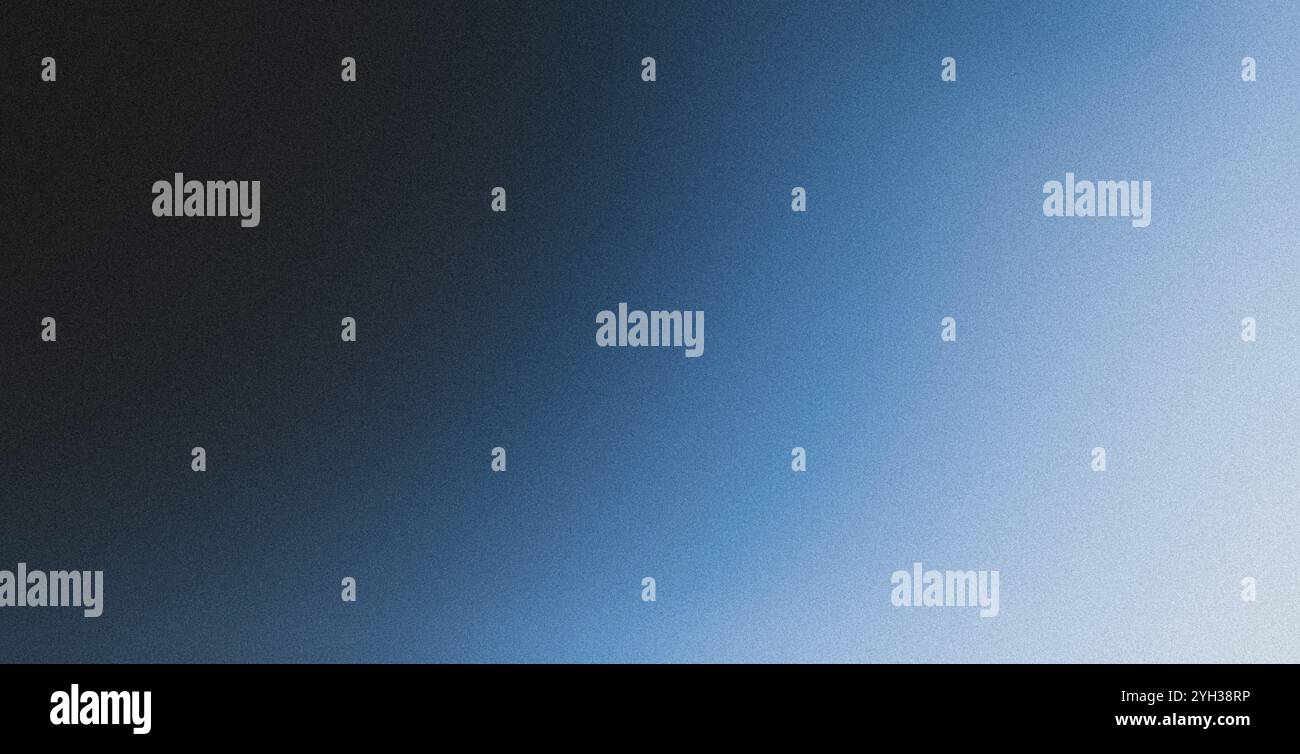 Dark blue black white color gradient background, grainy texture effect ...