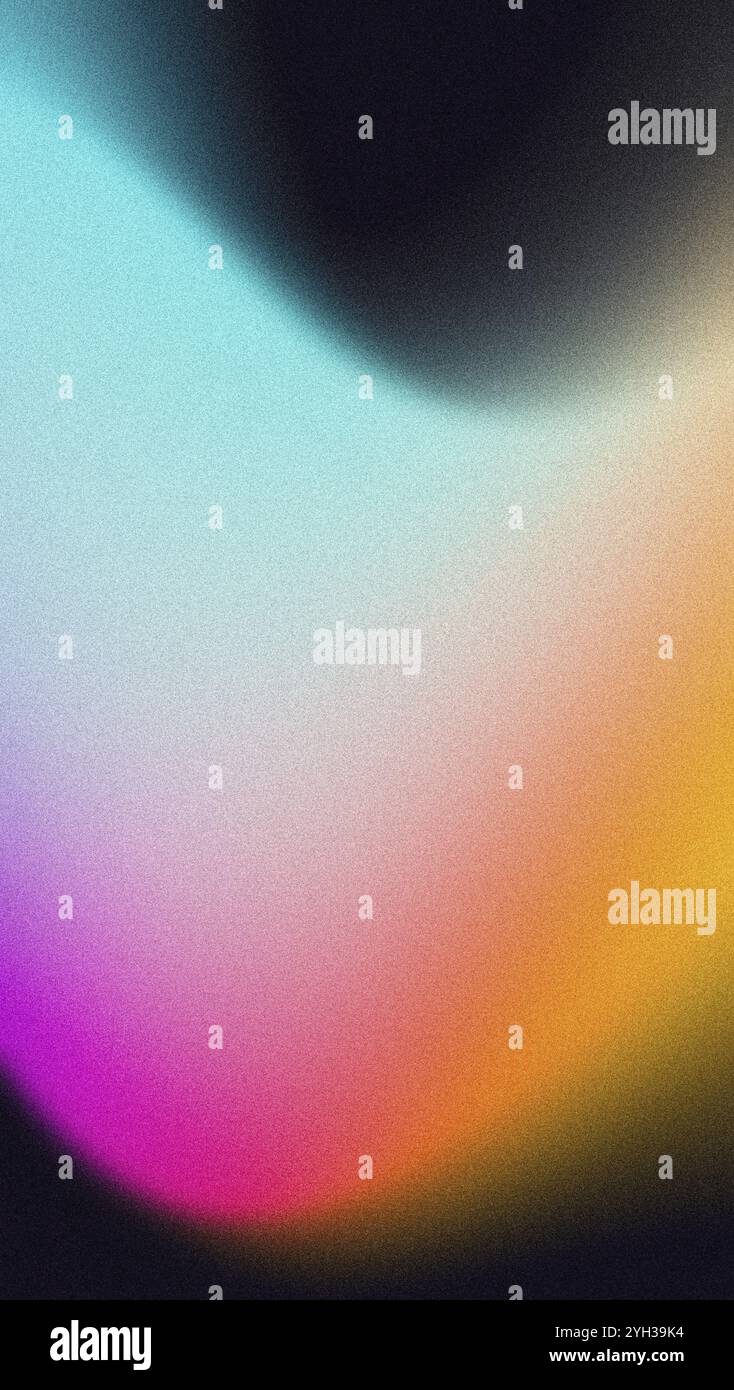 Grainy gradient vertical background turquoise magenta orange vibrant ...