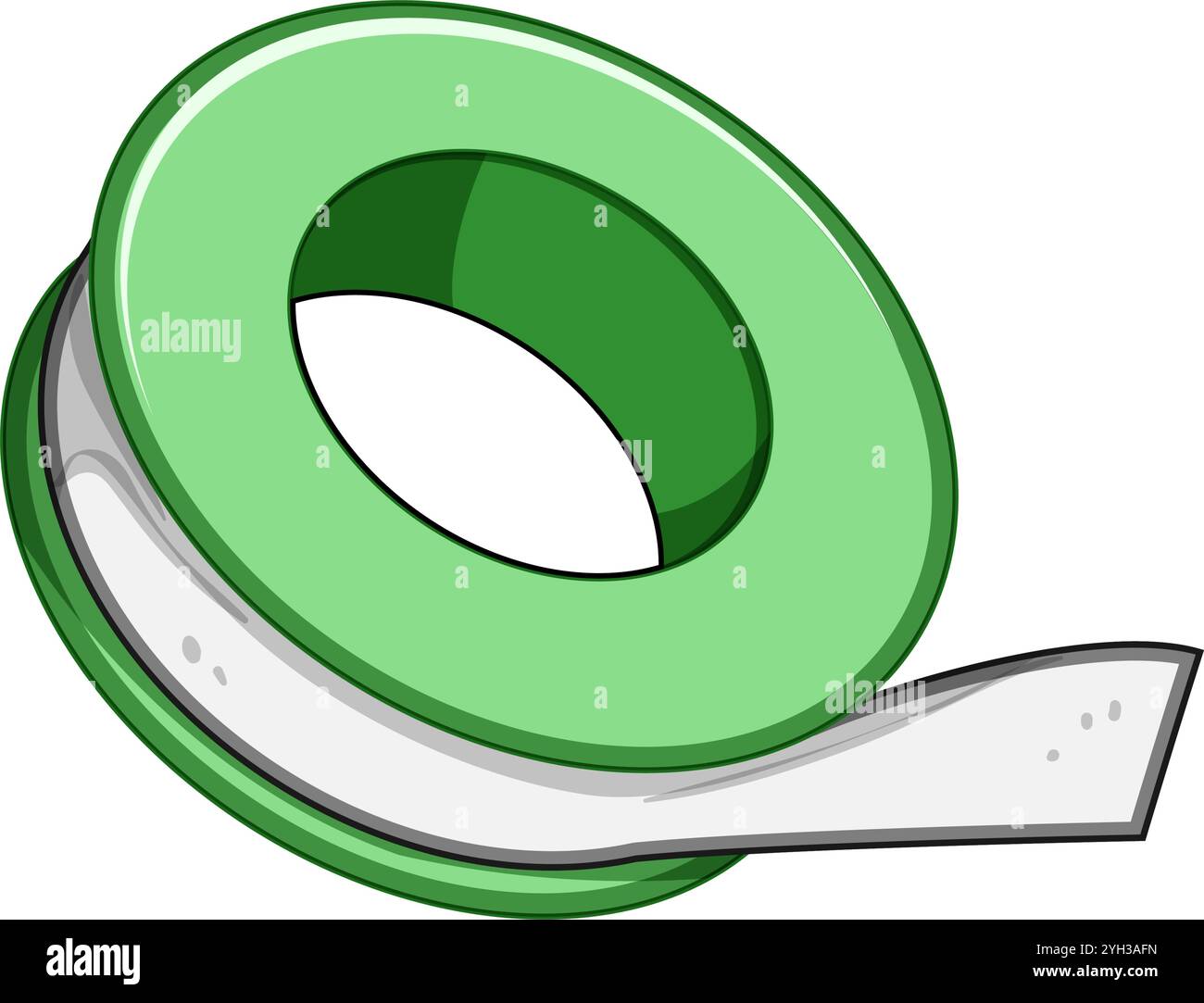 waterproof pipe seal tape cartoon vector illustration Stock Vector ...