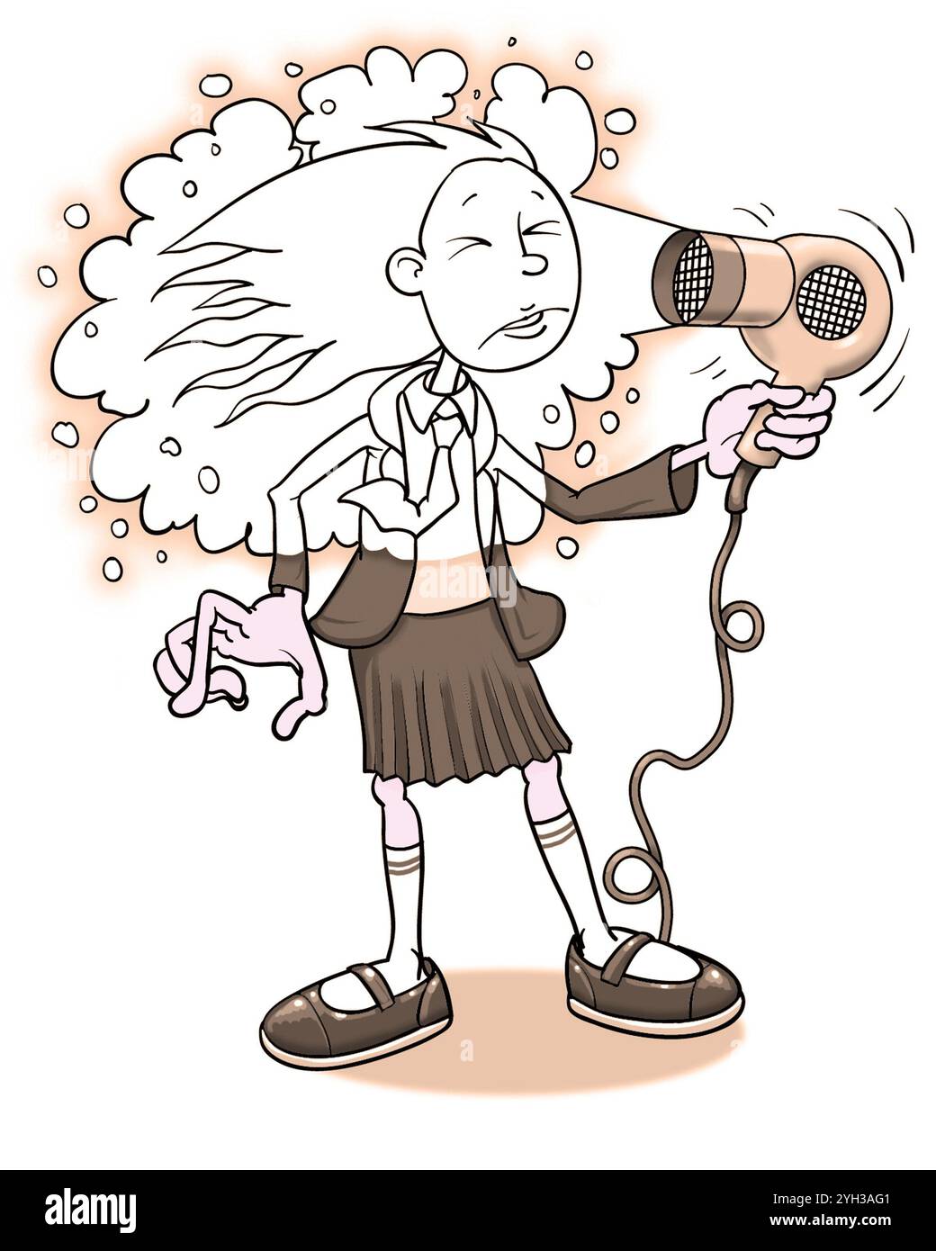 Art illustration in a series of popular April Fool's April 1st jokes ...