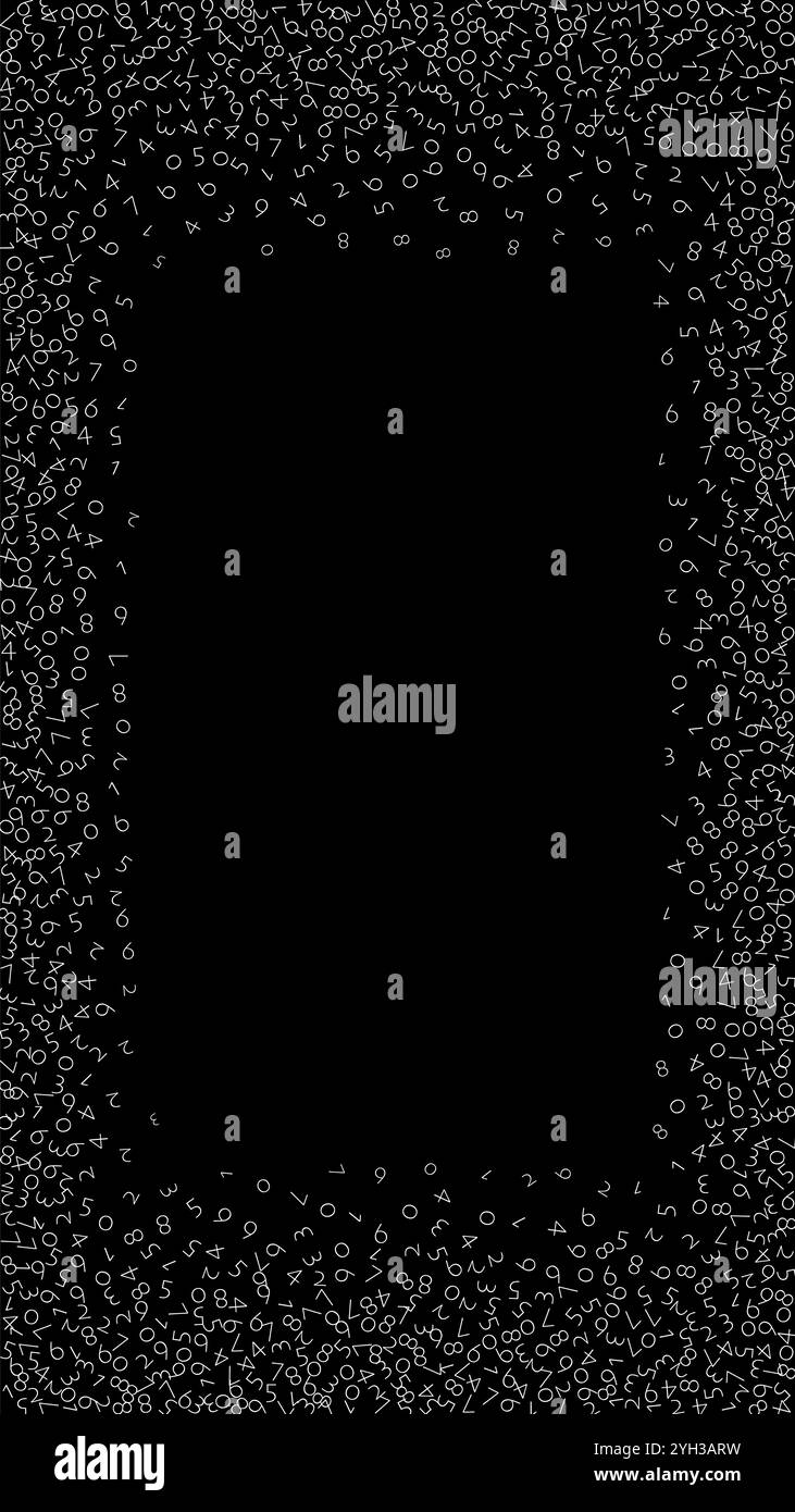 Scattered letters of latin alphabet. Colorful childish floating ...