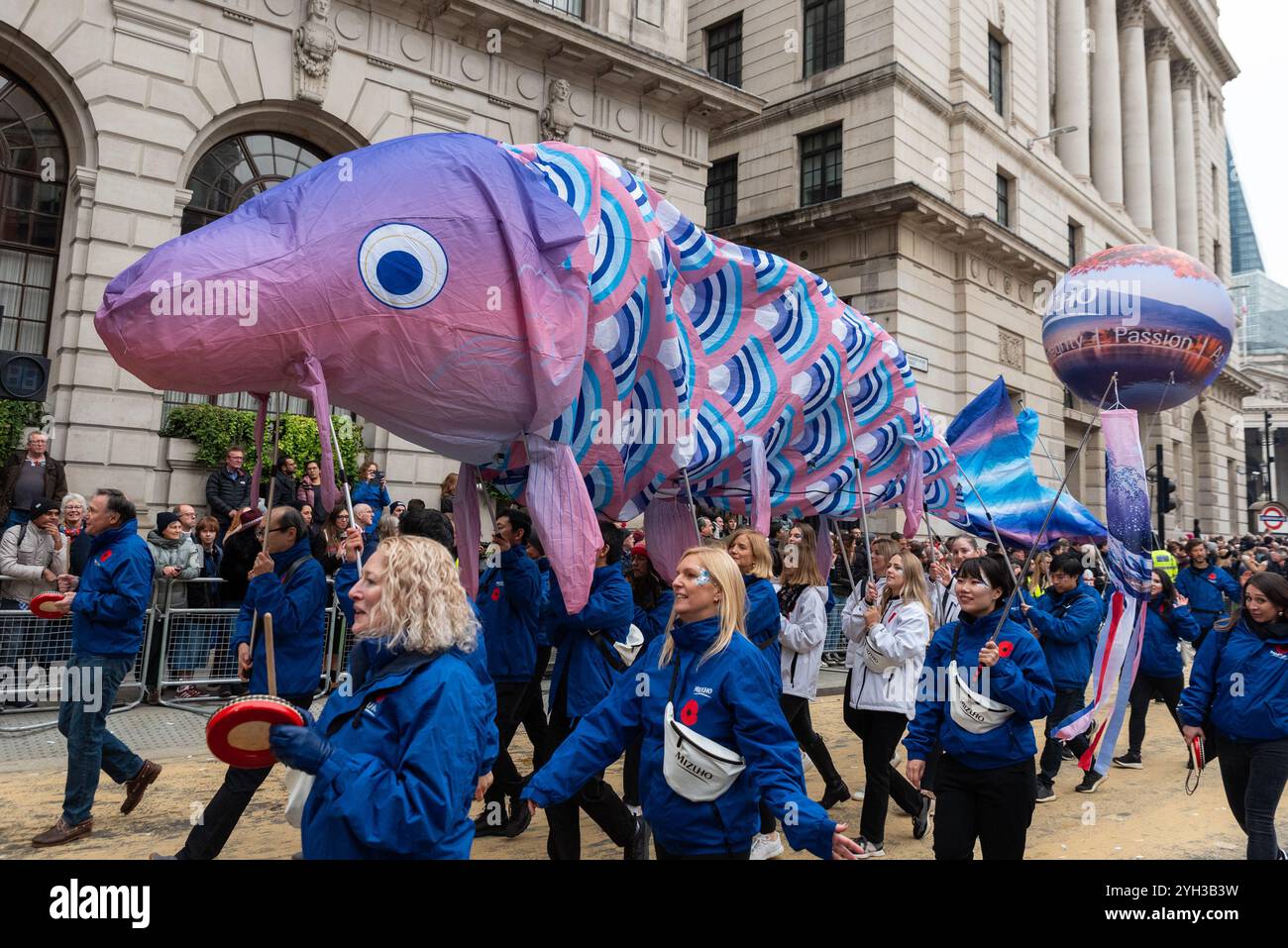 Poultry, City of London, UK. 9th Nov, 2024.The historic Lord Mayor’s ...