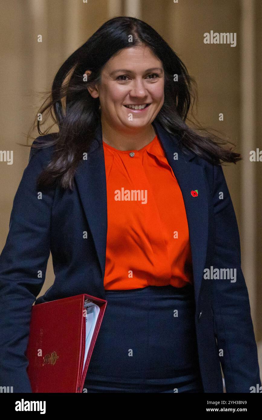 Lisa Nandy, Culture Secretary, attends the pre Budget cabinet Meeting ...