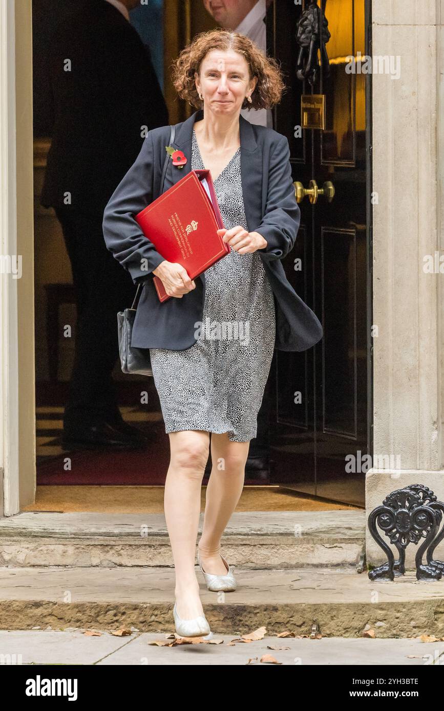 Anneliese Dodds, attends the pre Budget cabinet Meeting at 10 Downing ...