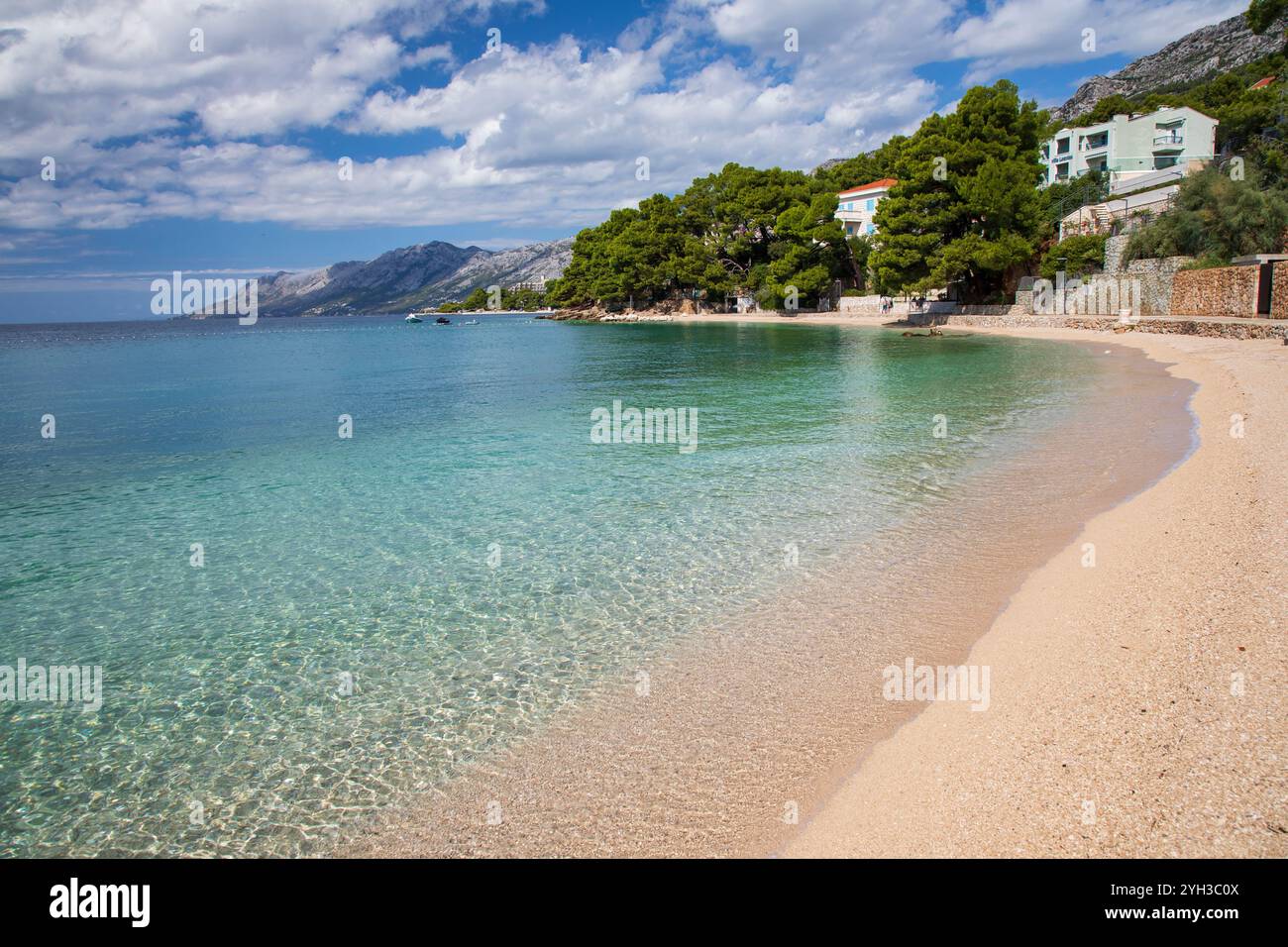 Brela, Croatia - 24th September 2024; Beautiful beach in Brela on ...