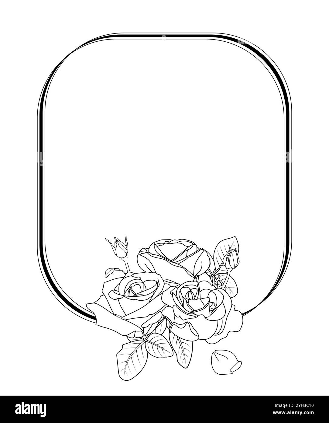 Rectangle shape rounded corner Stock Vector Images - Alamy