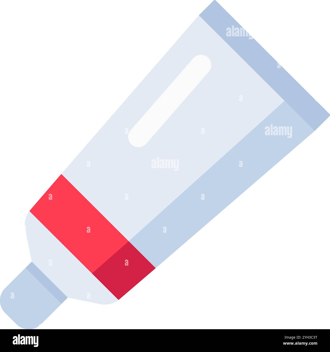Colorful vector illustration of a tube of cream, paste, or ointment ...
