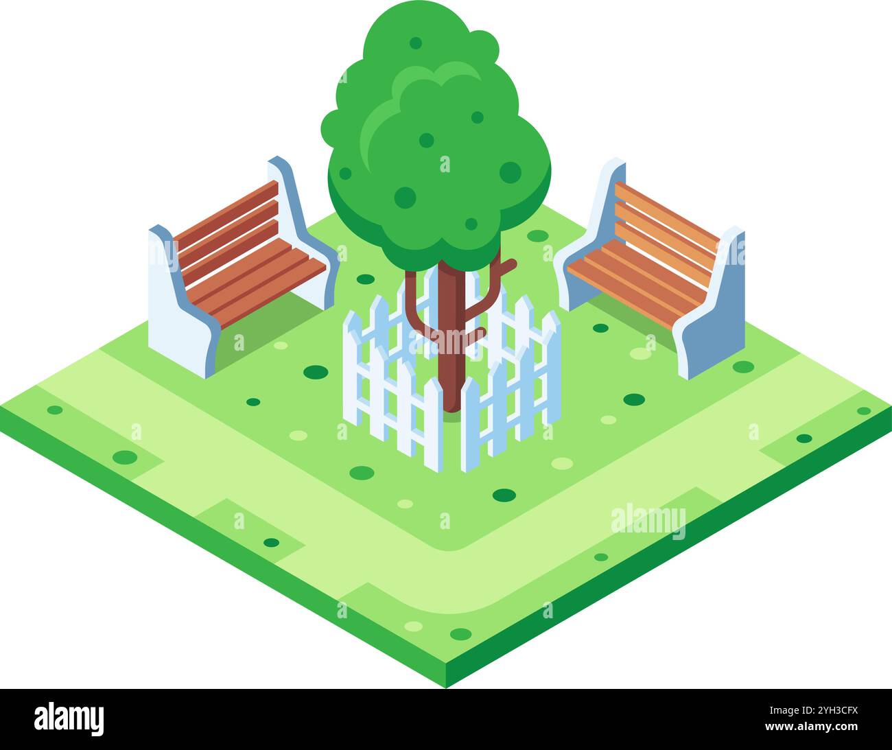 Garden grass shade Stock Vector Images - Alamy