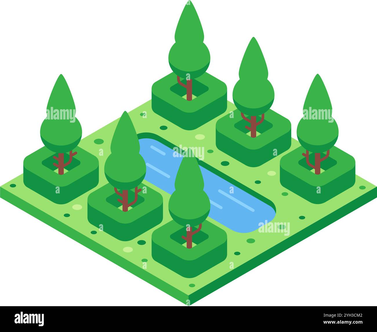 Ecology ecosystem environment scenery Stock Vector Images - Alamy