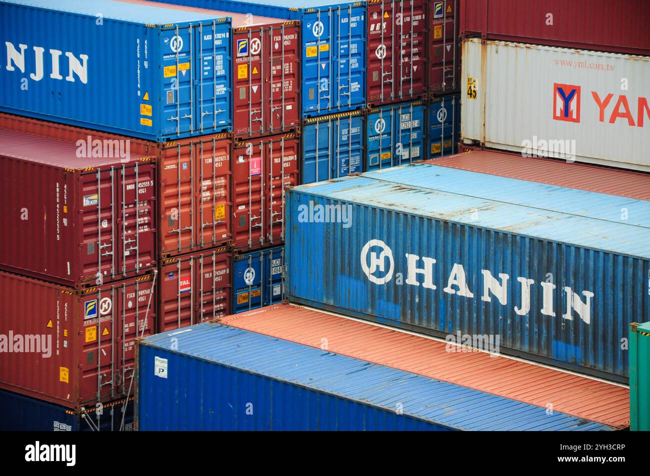 Panama city, Provincia de Panama, Panama. June 04, 2011: Colorful ...