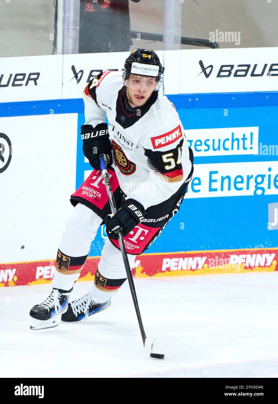 Lean Bergmann Nr. 54 of Germany at the match GERMANY, Denmark ...