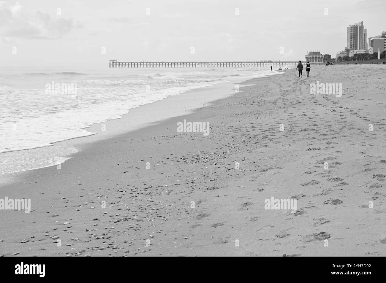Myrtle beach south carolina Black and White Stock Photos & Images - Alamy
