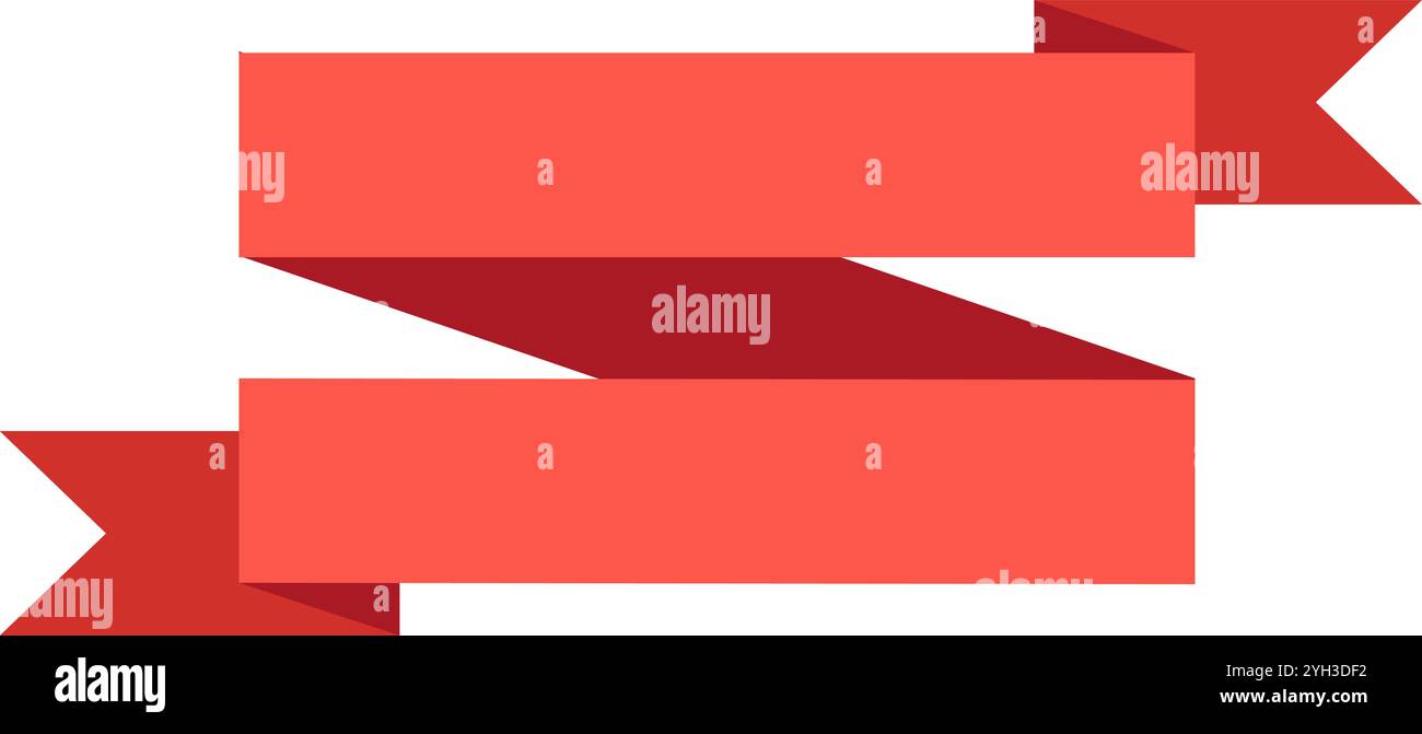 Overlapping ribbons hi-res stock photography and images - Alamy