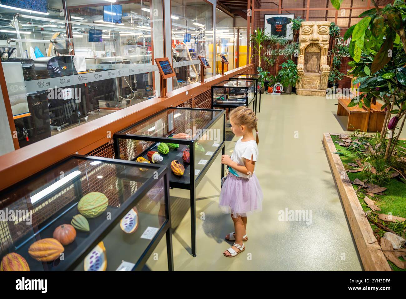 Prague, Czech republic - August 30, 2024: Interiors of Chocotopia ...