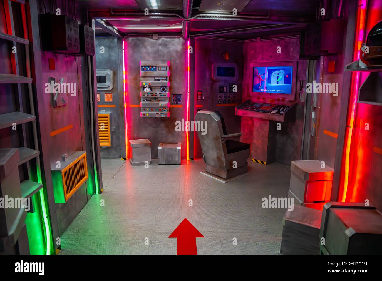 Prague, Czech republic - August 30, 2024: Interiors of Chocotopia ...