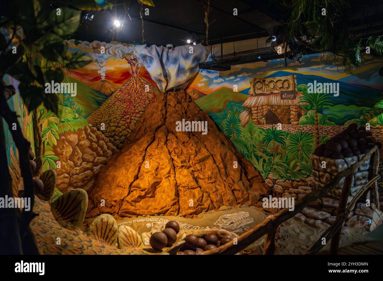 Prague, Czech republic - August 30, 2024: Interiors of Chocotopia ...