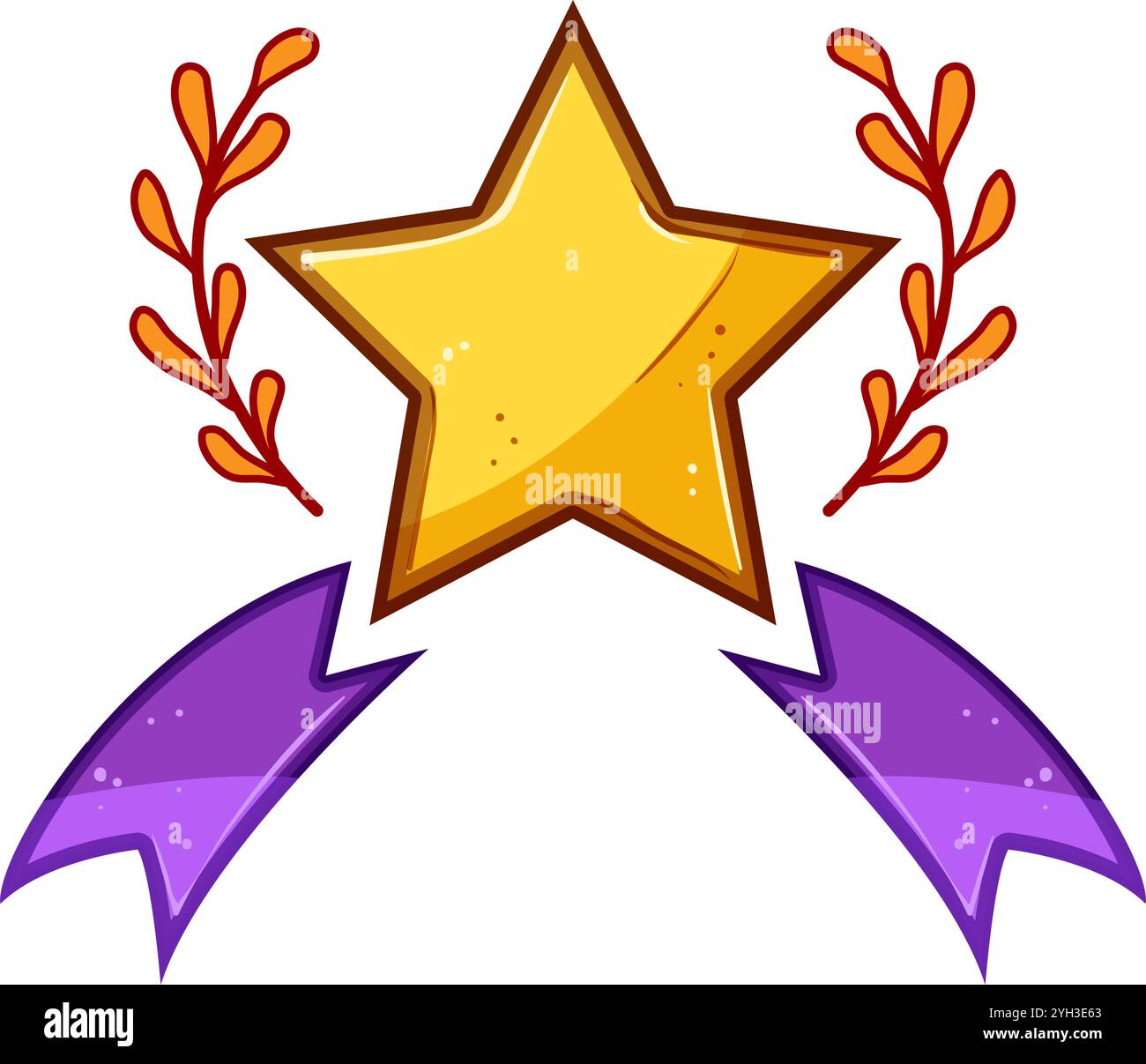 symbol star badge cartoon vector illustration Stock Vector Image & Art ...