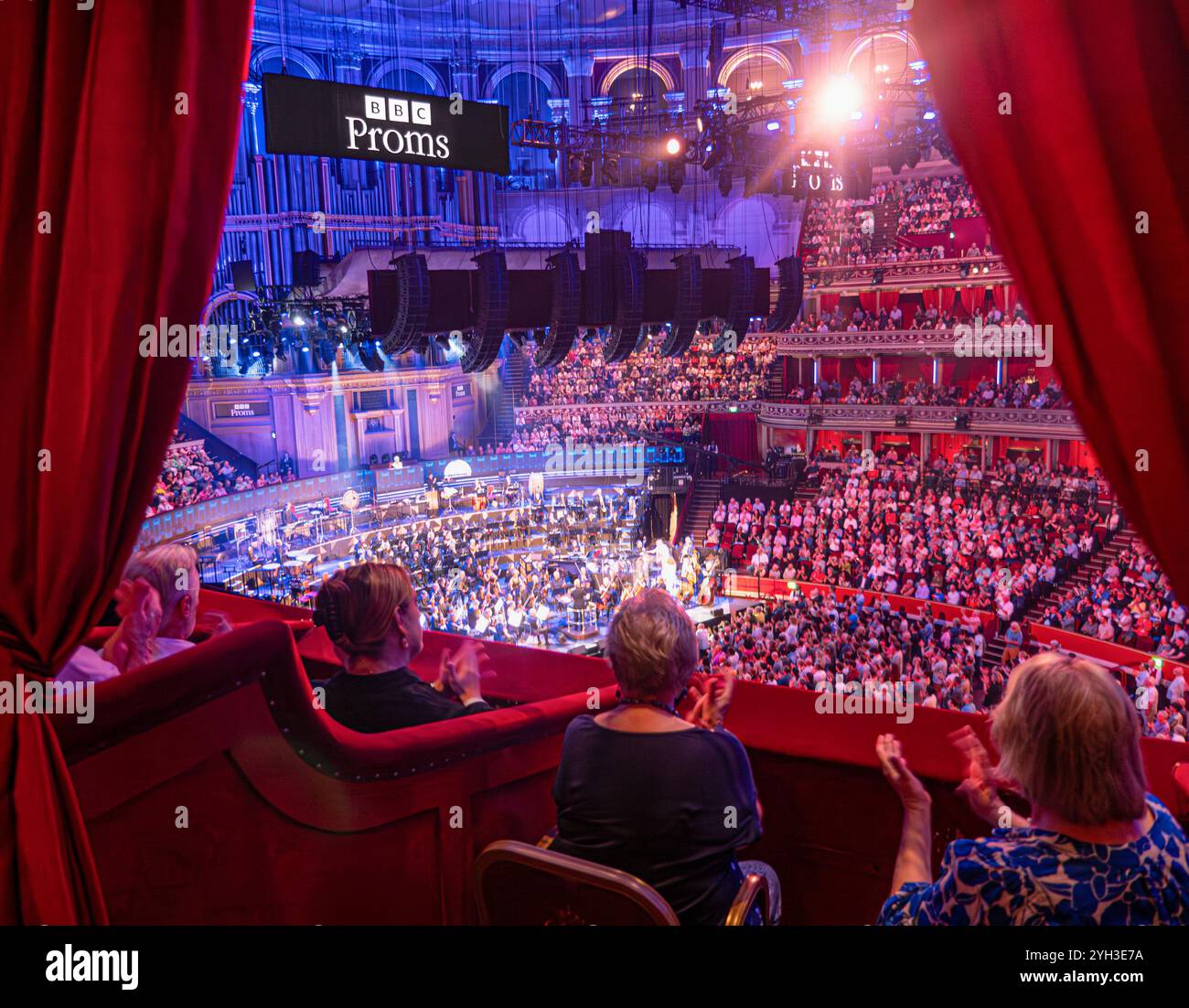 PROMS at The Royal Albert Hall Audience applauding clapping BBC ...