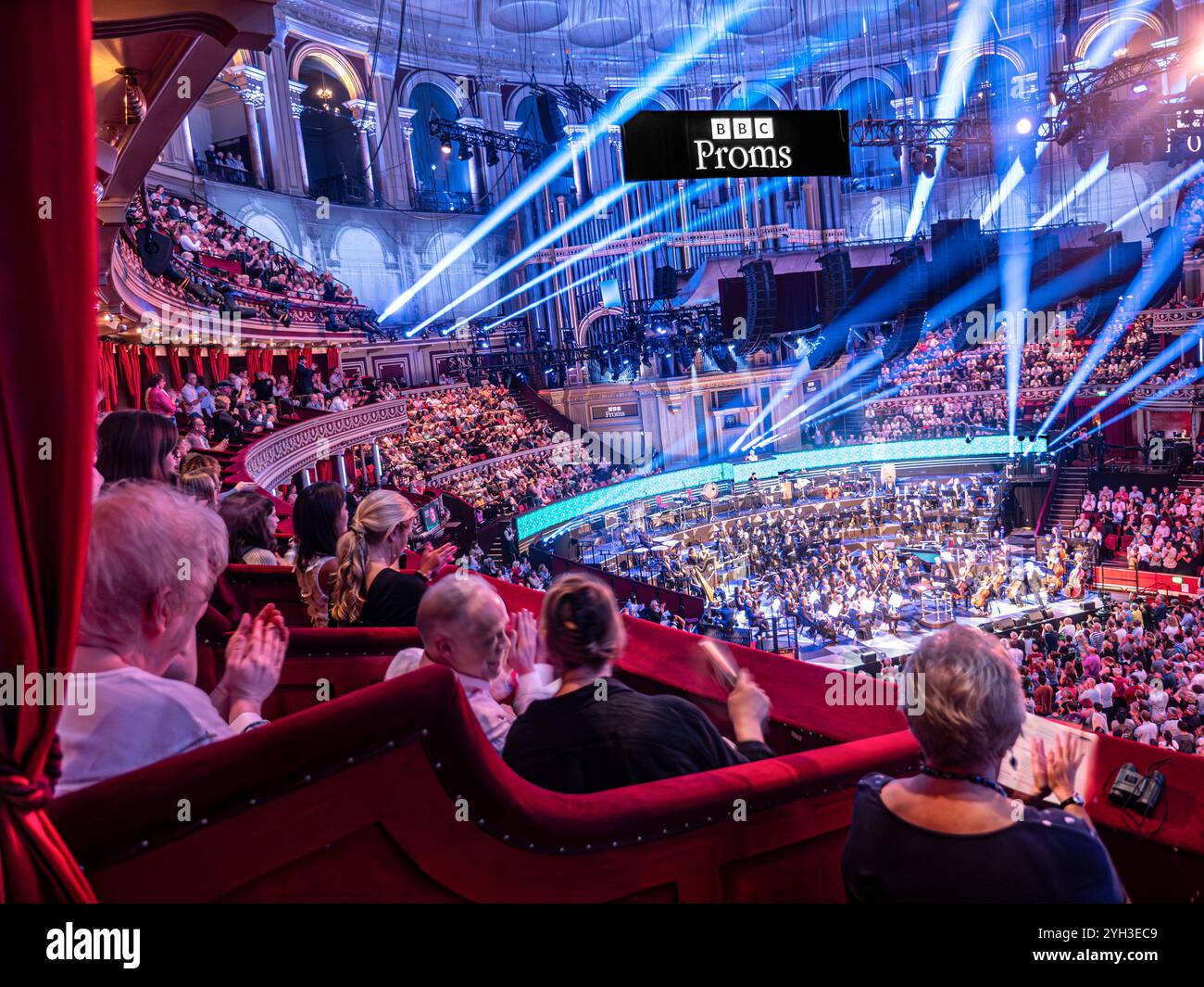 PROMS at The Royal Albert Hall Audience applauding clapping BBC ...
