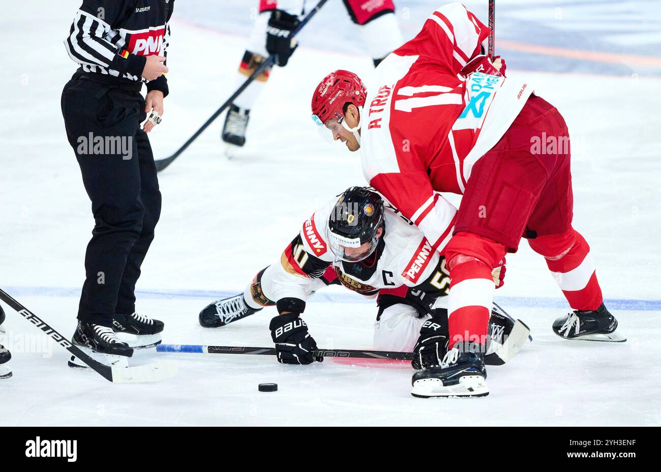 Patrick HAGER Nr.50 of Germany Bully at the match GERMANY, Denmark. , . Season 2024/2025 ...