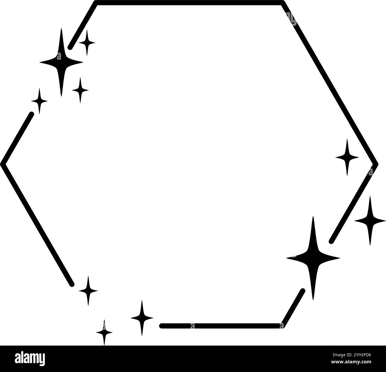 constellation starry frame cartoon vector illustration Stock Vector ...