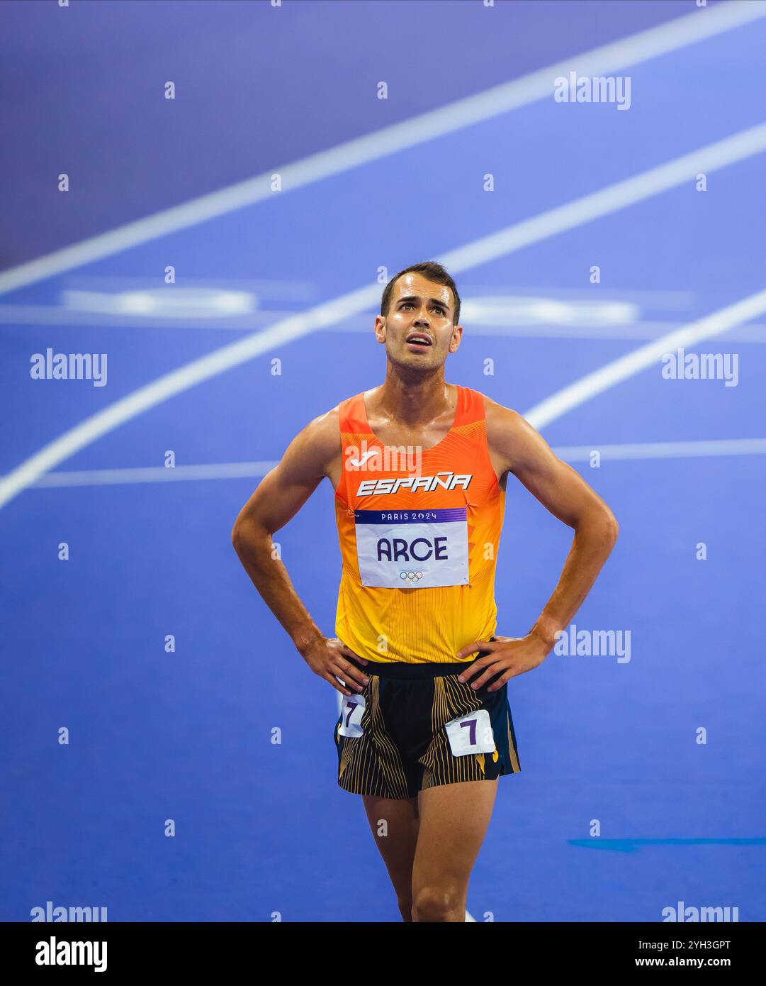 The 3000 metres steeplechase at the paris 2024 olympic games hi-res stock photography and images ...