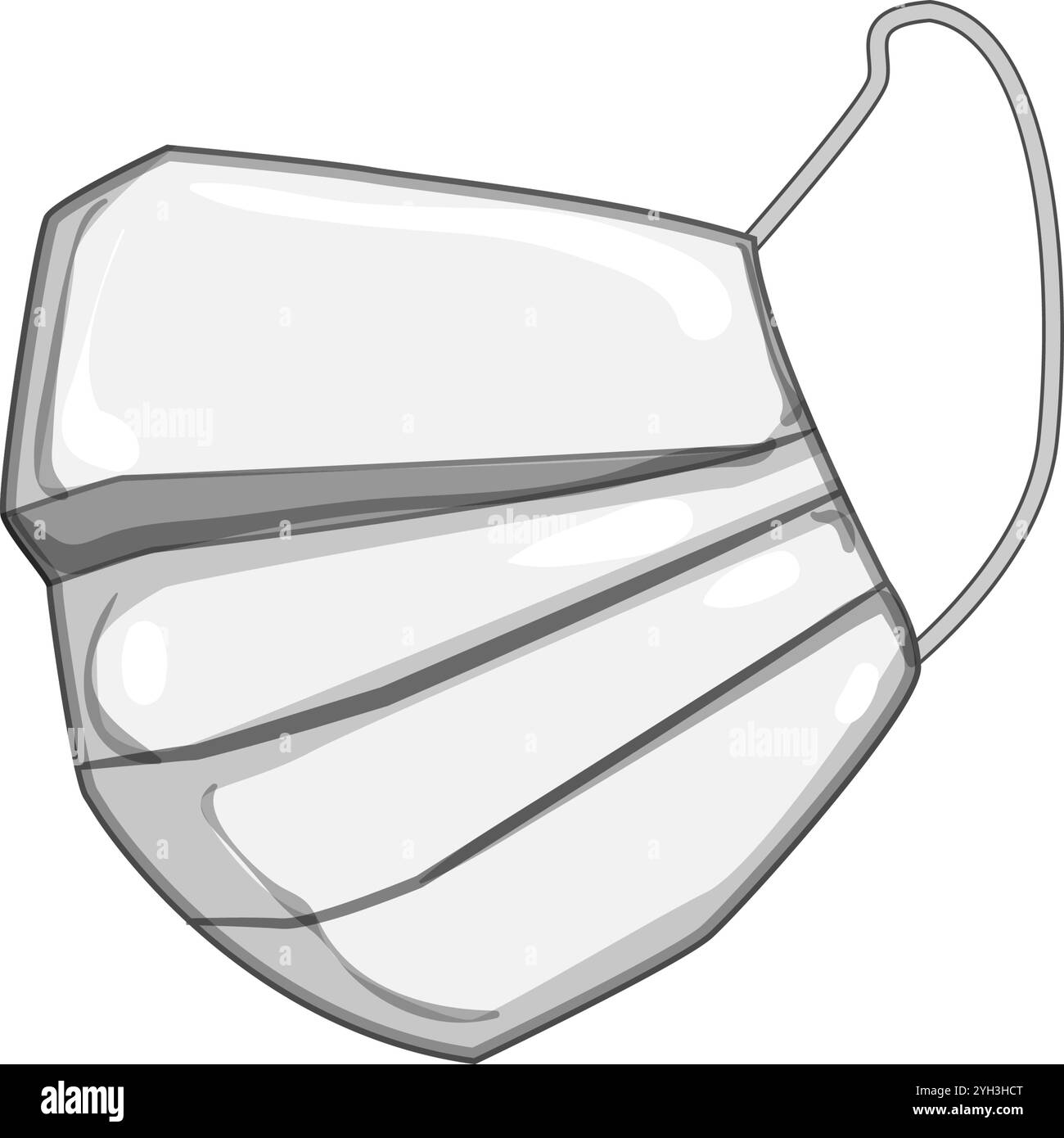 medical surgical mask cartoon vector illustration Stock Vector Image ...
