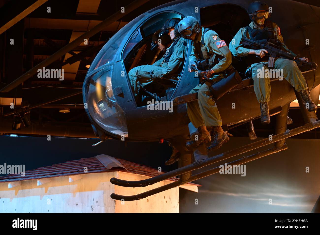 MD Helicopters MH-6 Little Bird with American soldiers in it in The ...