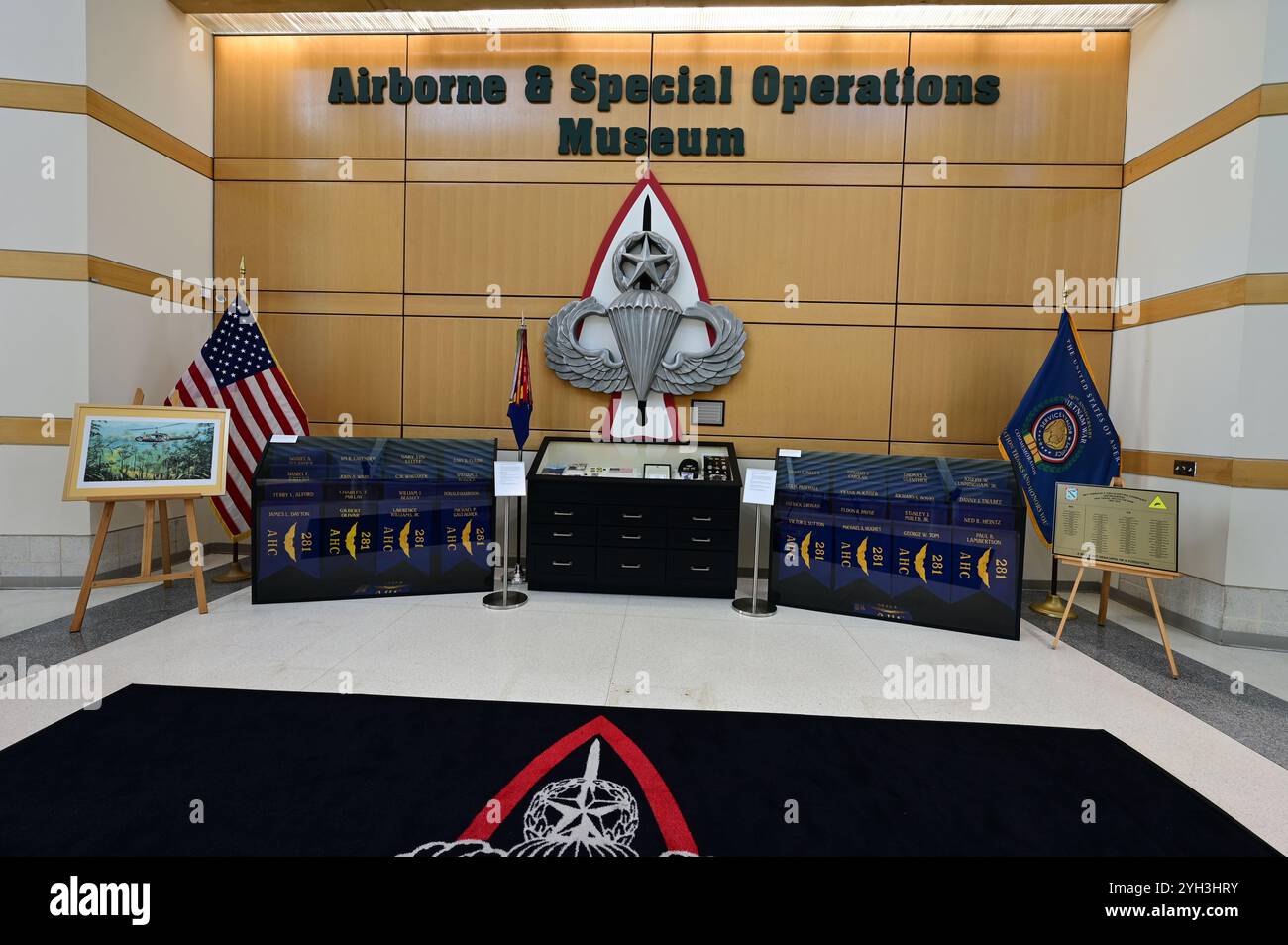 Airborne and Special Operations Museum Memorial Stock Photo - Alamy