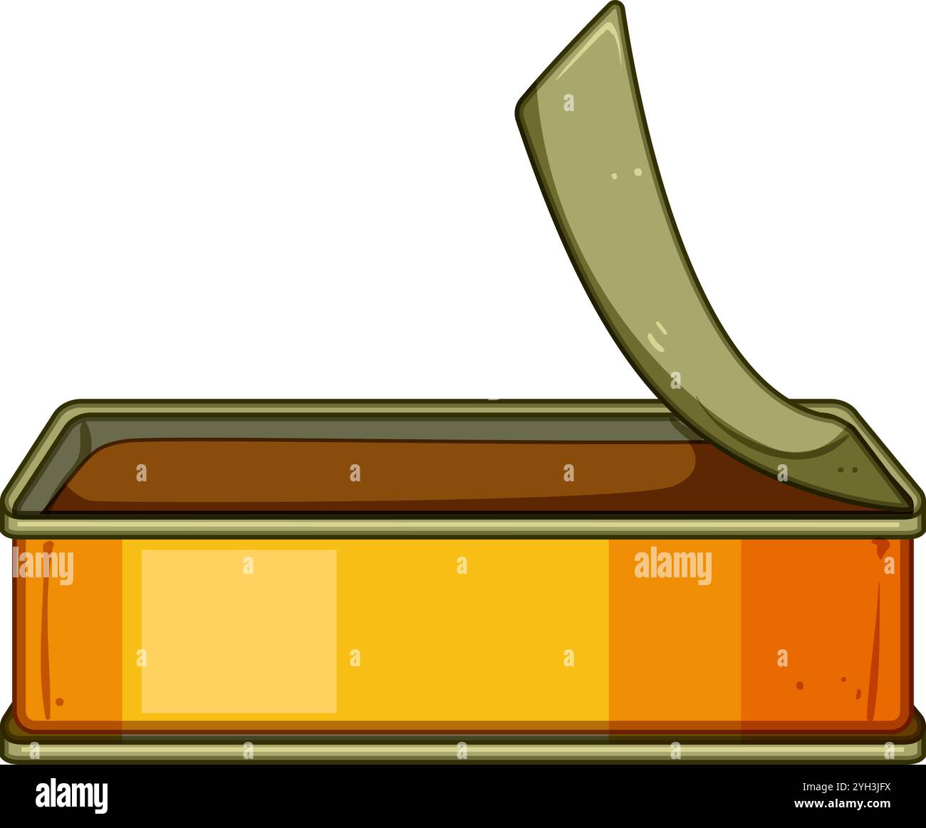 packaging tin can cartoon vector illustration Stock Vector Image & Art ...