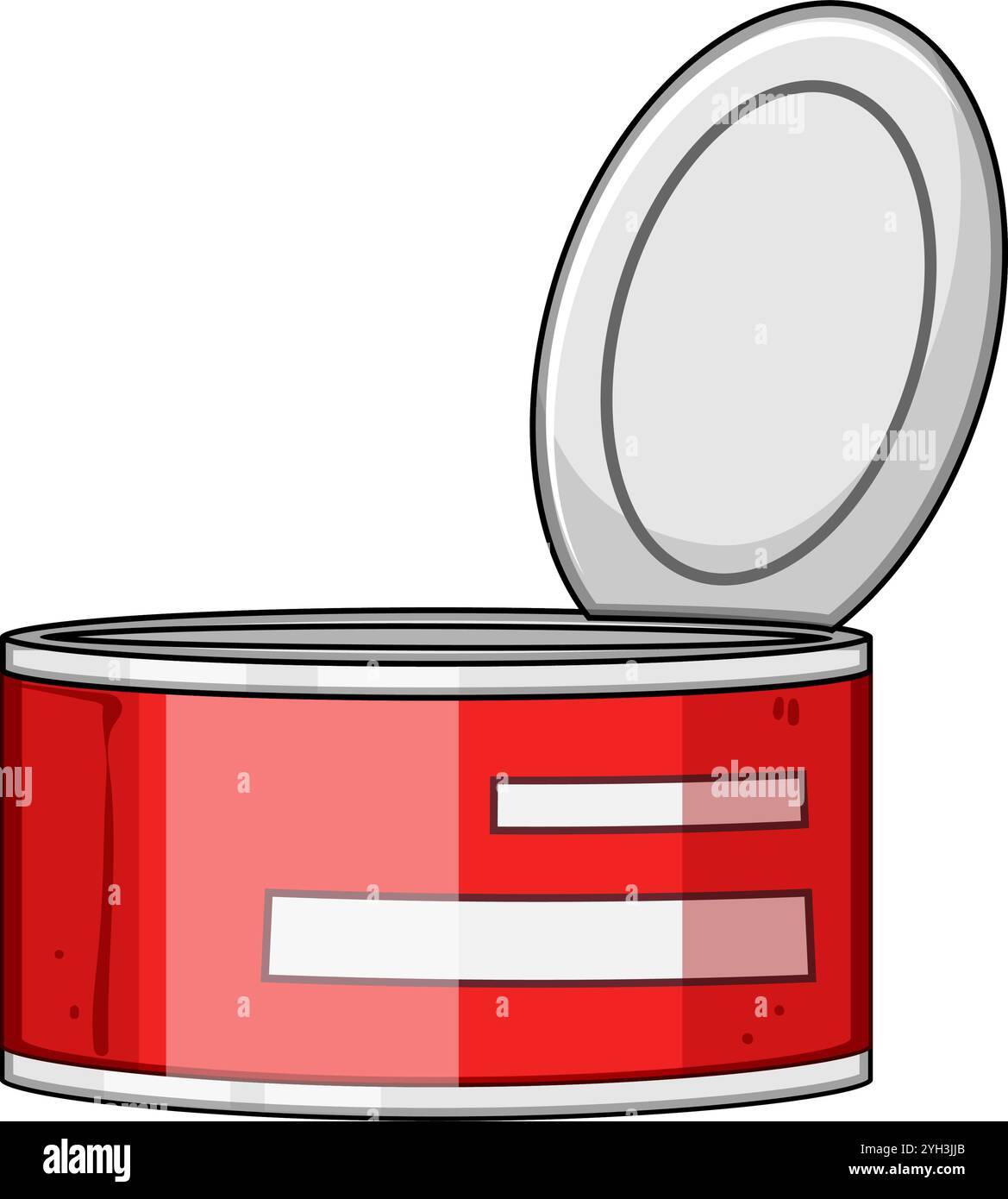 metal tin can cartoon vector illustration Stock Vector Image & Art - Alamy