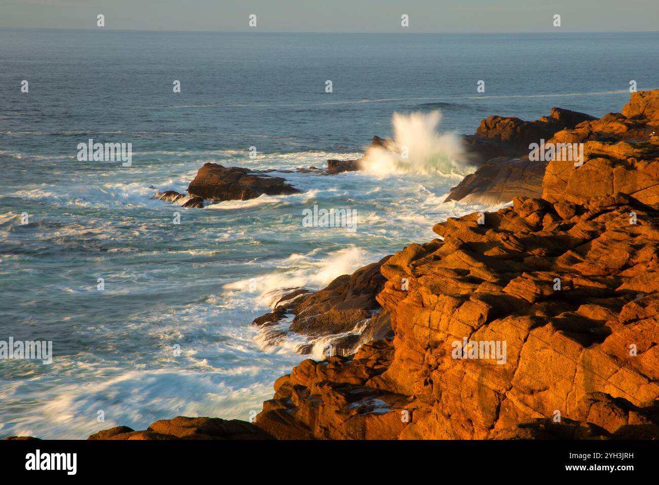 Coastal surf, Boiler Bay State Park, Oregon Stock Photo - Alamy