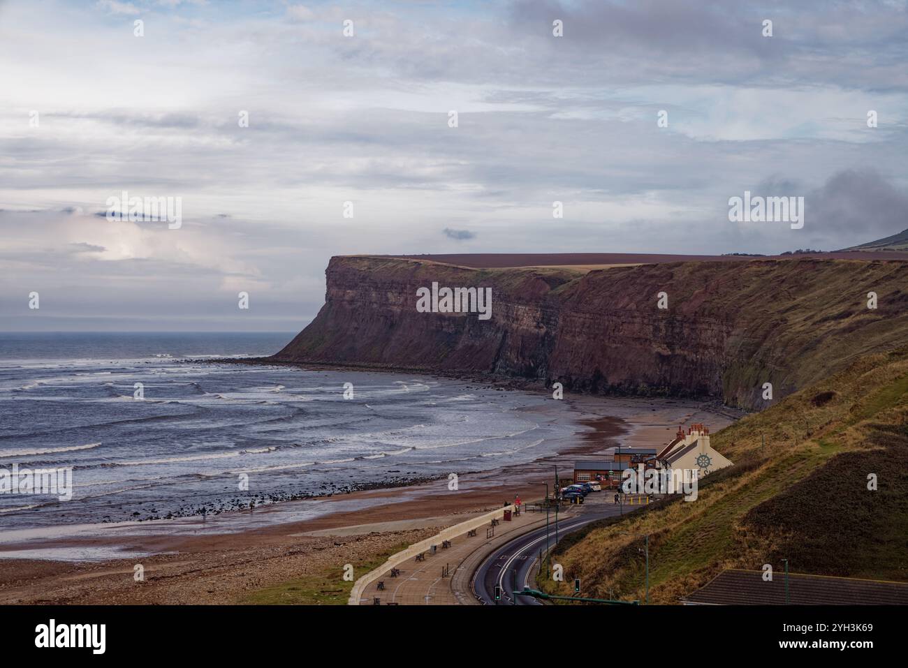 Hunt Cliff and Saltburn Scar, Teesside, England Stock Photo - Alamy